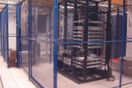 Wire Security Cages Storage | Rack Wire Guarding | Olpin Group