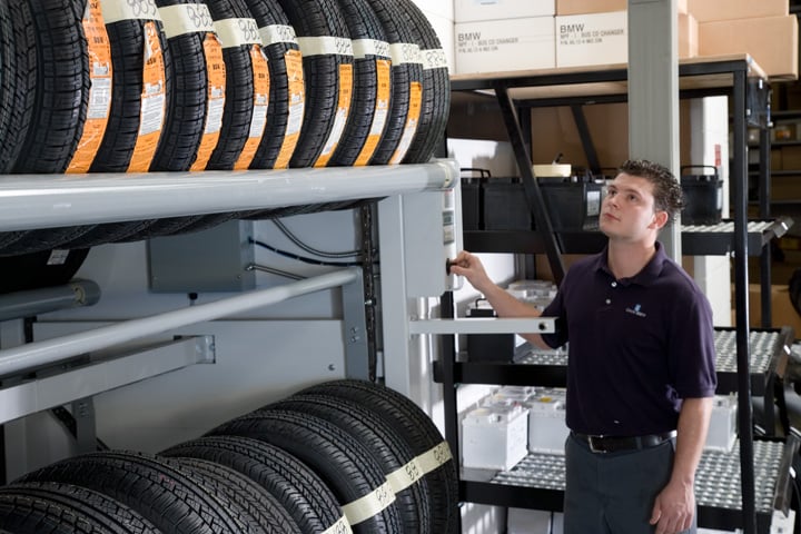Tire Carousel | Vertical Tire Storage | Olpin Group