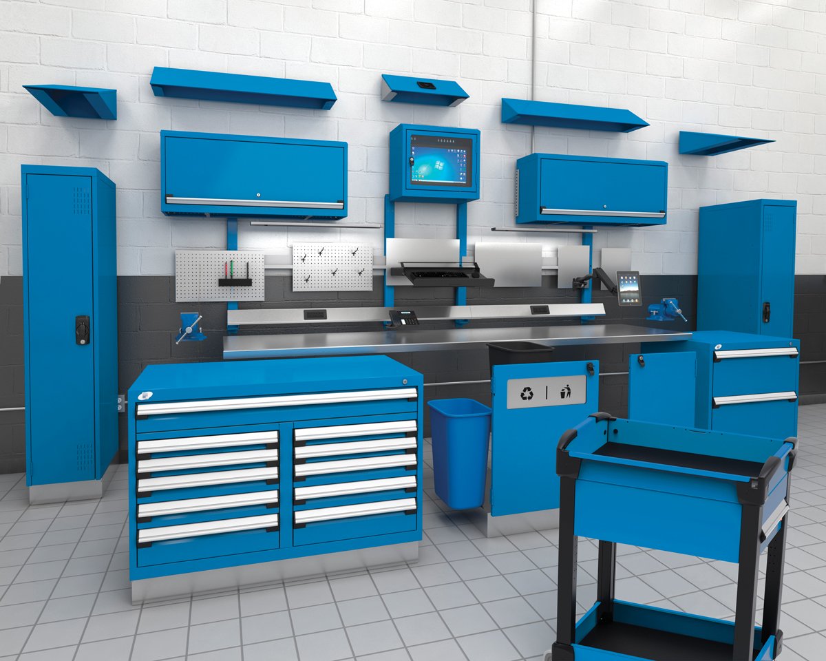 Automotive Service Storage | Automotive Service Desks | Olpin Group