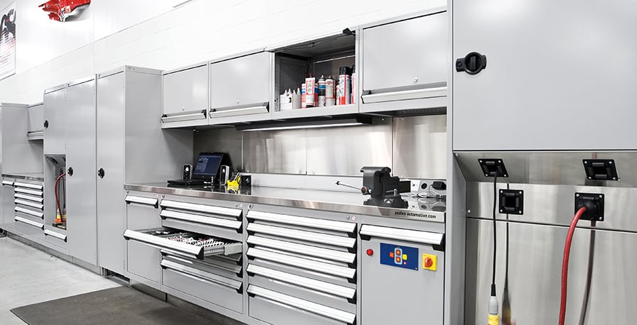 Automotive Service Storage | Automotive Service Desks | Olpin Group
