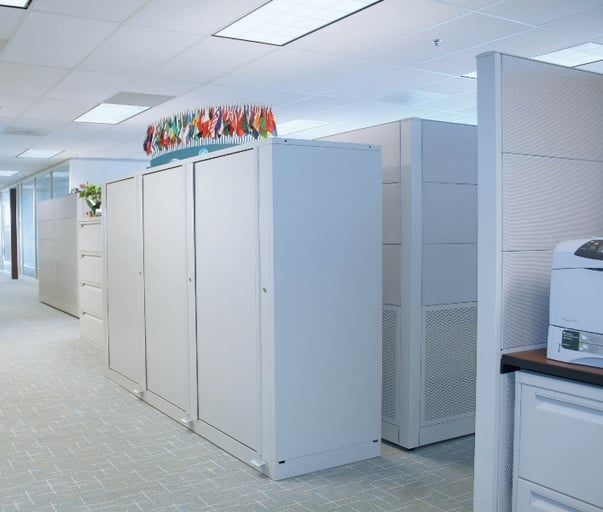 Rotary File Cabinets | Bi-File Sliding Cabinets | Olpin Group