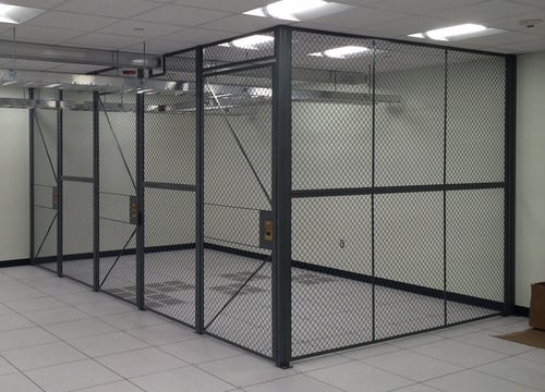 Wire Security Cages Storage | Rack Wire Guarding | Olpin Group