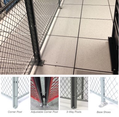 Wire Security Cages Storage | Rack Wire Guarding | Olpin Group
