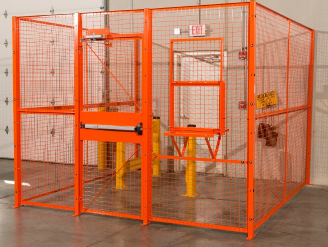 Wire Security Cages Storage | Rack Wire Guarding | Olpin Group