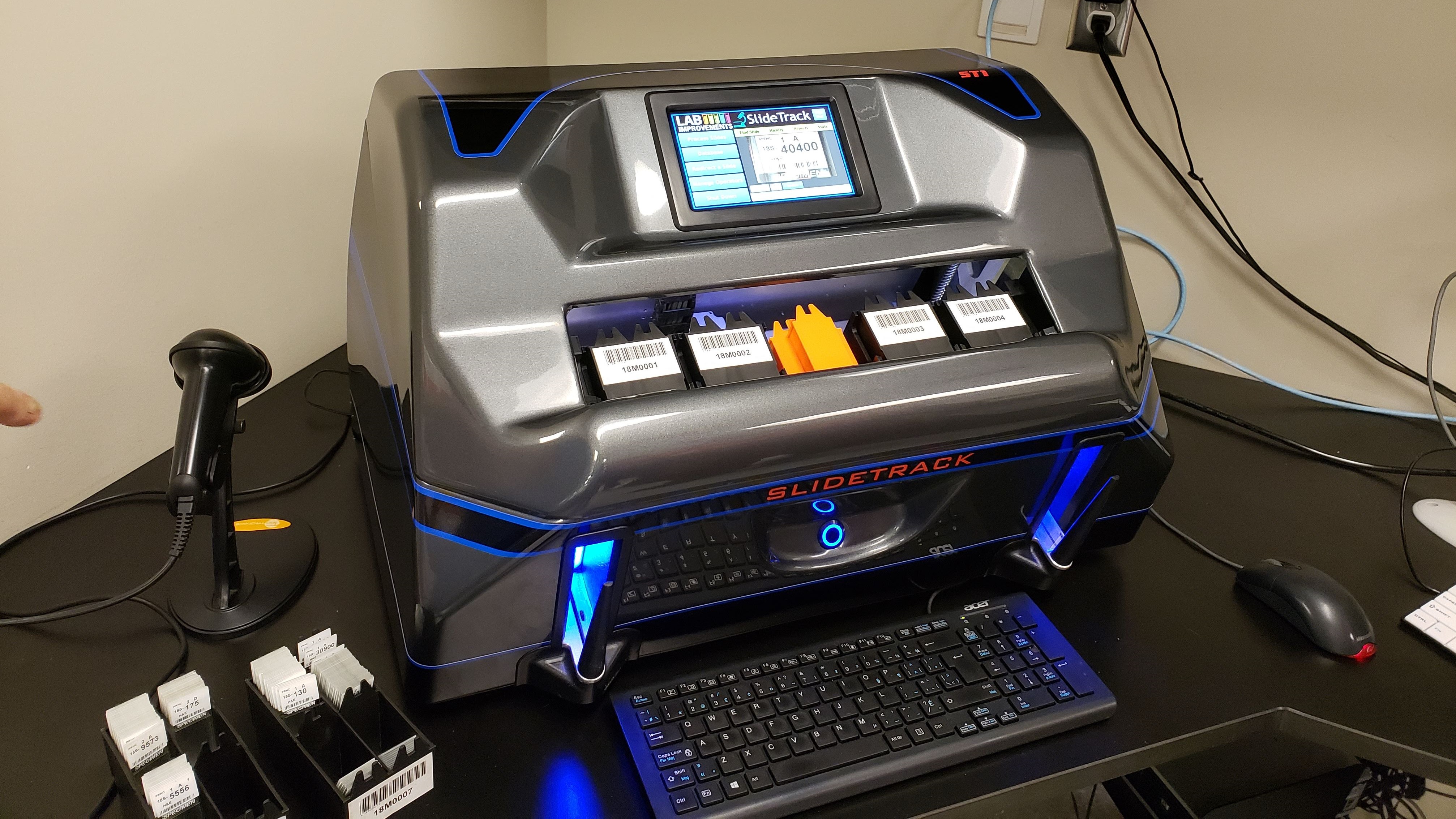 SlideTrack Automated Pathology Slide Filing System